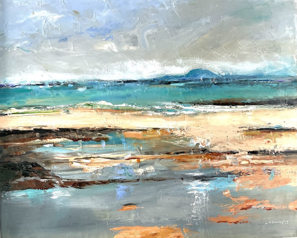 Shimmering Tide Rhosneigr | JudithDonaghy- Artist, Semi-Abstract Art ...